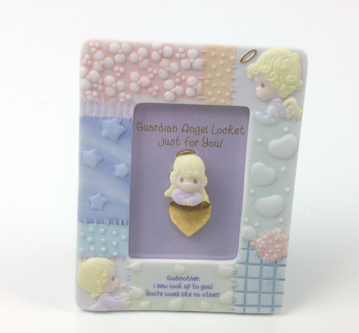 Precious Moments Guardian Angel Frame Enesco Precious Moments Angel ...