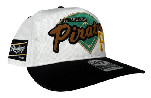 ‘47 MLB Pittsburgh Pirates Rawlings Script Hitch Snapback Hat, Cap, New ...
