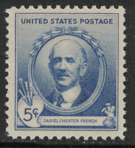 Scott#: 887 - Famous Americans-Artists: Daniel Chester French Single ...