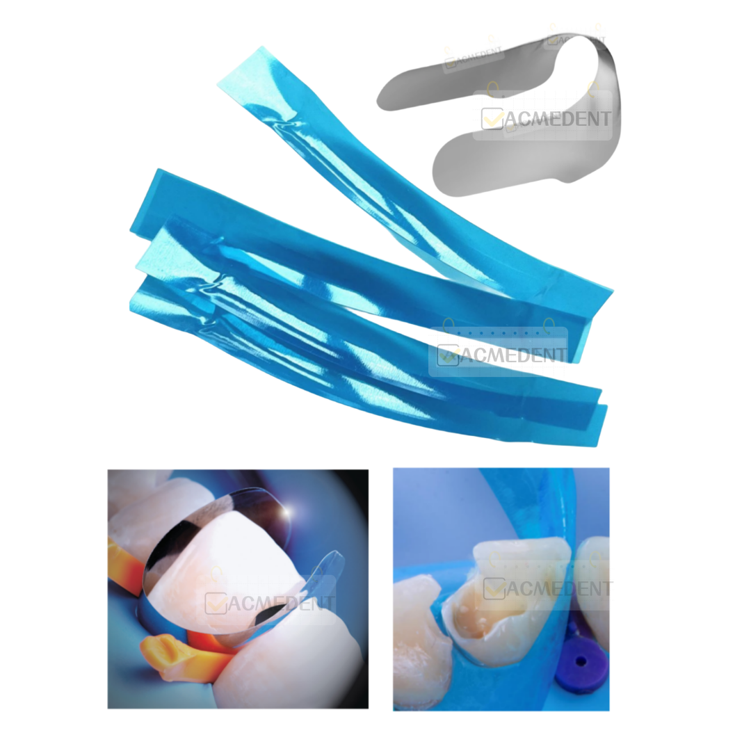 Dental Anterior Twin Matrices Cervical Matrix Blue Strip Fits TOR VM ...