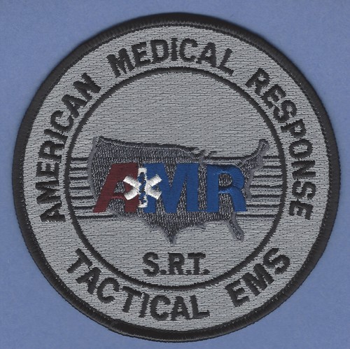 AMR AMERICAN MEDICAL RESPONSE TACTICAL EMS SRT PATCH | eBay