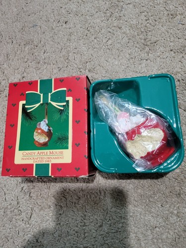 Hallmark Keepsake Ornament Candy Apple Mouse 1985 - NEW | eBay