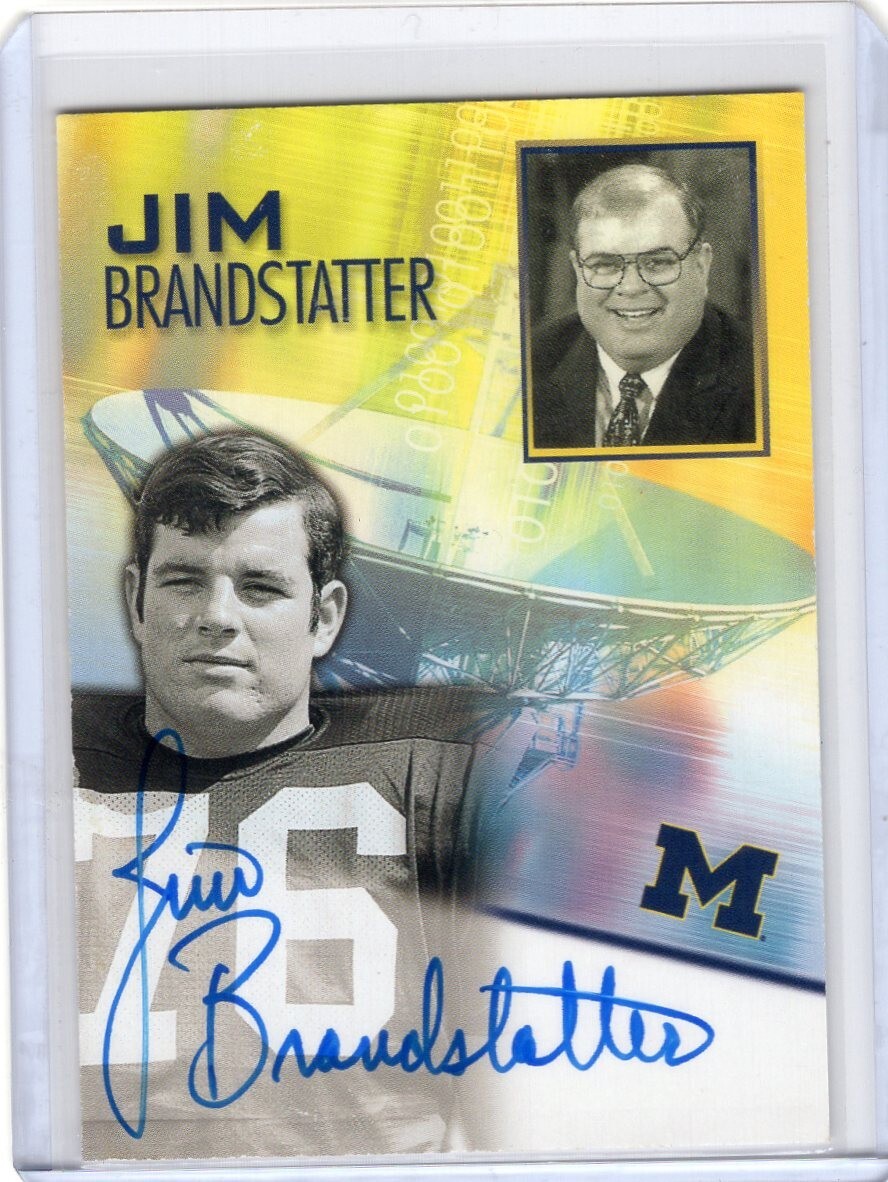 Jim Brandstatter Michigan Wolverines TK Legacy Autograph SP3 139/150 | eBay