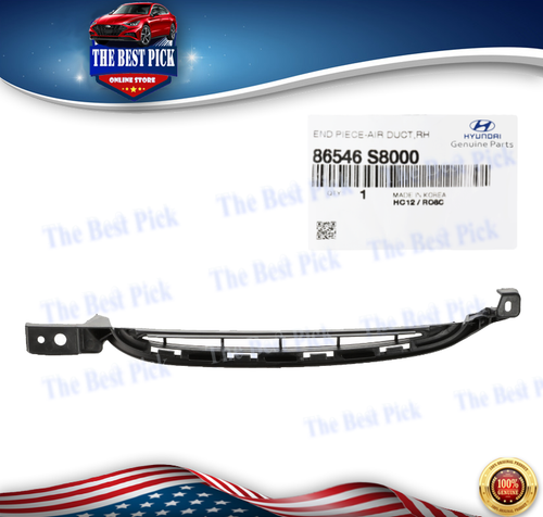 ⭐GENUINE⭐ END PIECE-AIR DUCT RH Driver for Hyundai Palisade 2020-2022 ...