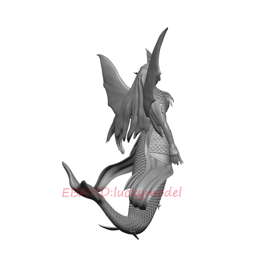 Unpainted Digimon Ancient Mermaimon GK Resin GARAGE KIT Model In Stock ...