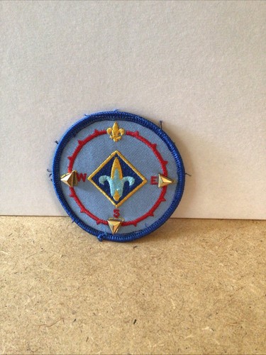 Vintage Boy Scouts Compass Patch With Arrow Pins 3” | eBay