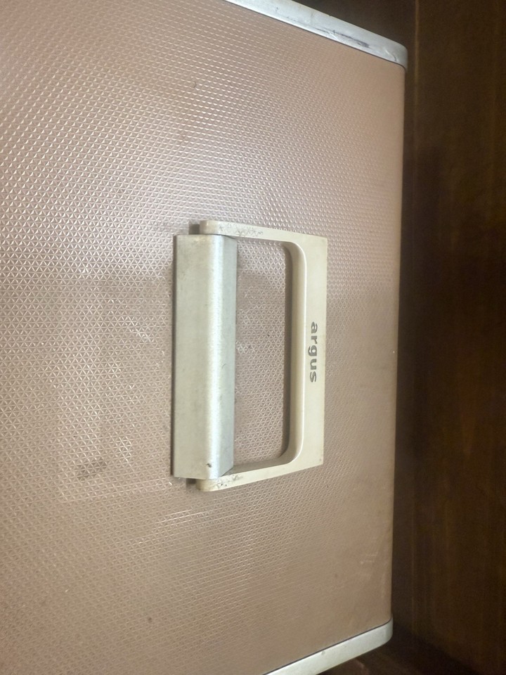 Vintage Argus 500 Electromatic Remote Automatic Slide Projector W/ Case ...