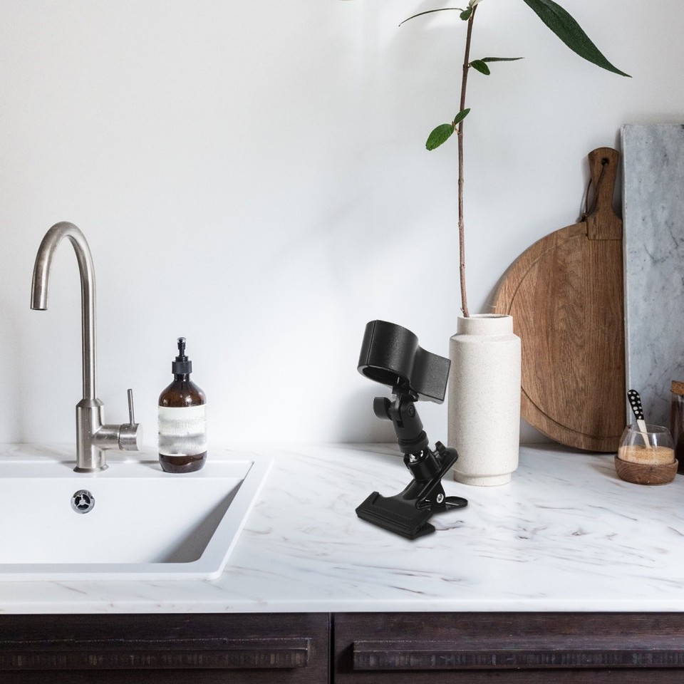 2 Pcs Hands-Free Hair Dryer Holder Multi Function Stand Countertop ...