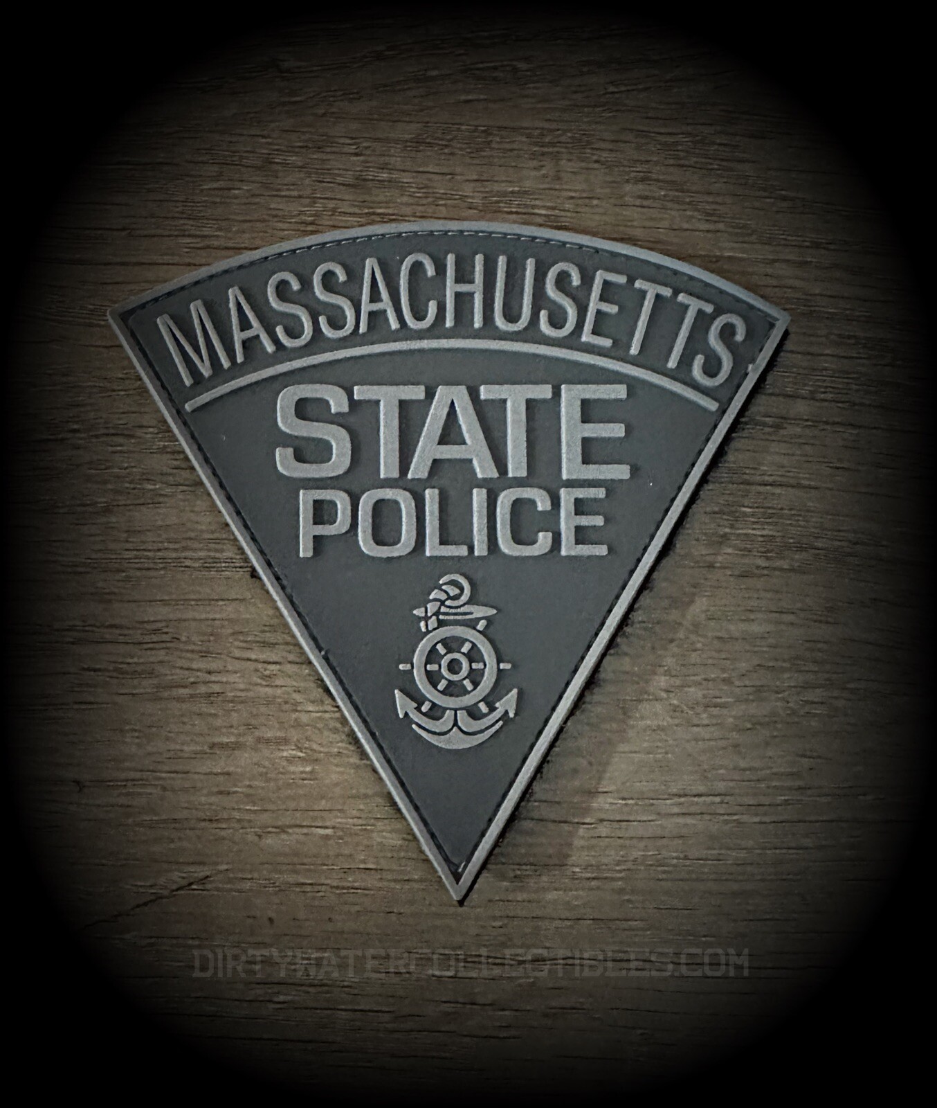 Massachusetts State Police Marine Unit Hook and Loop PVC patch SUBDUED ...