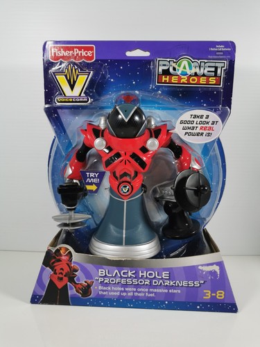 Professor Darkness Black Hole VoiceComm Planet Heroes Figure Fisher Price NEW | eBay