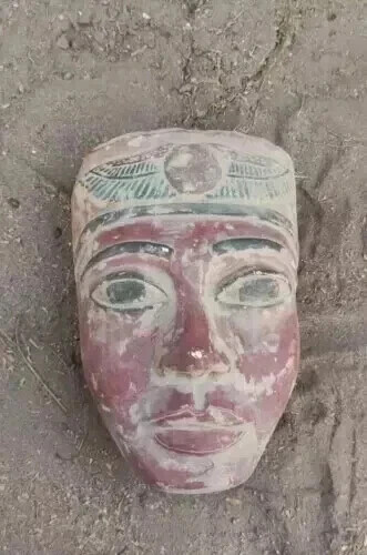 Rare Pharaonic funerary mummy mask : Authentic Ancient Egyptian ...