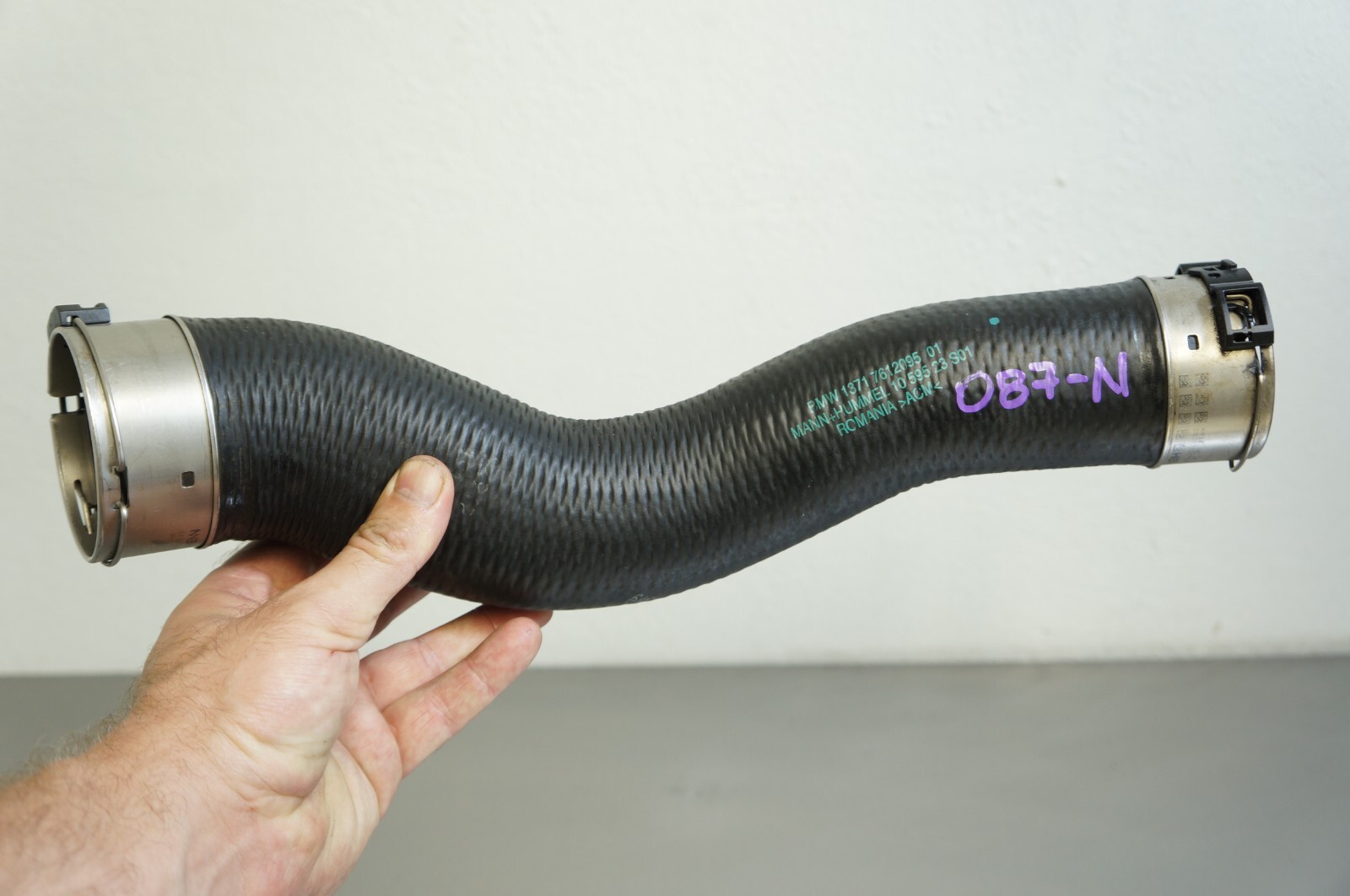 2012-2016 bmw 528i n20 2.0l turbo intercooler hose line tube duct pipe ...