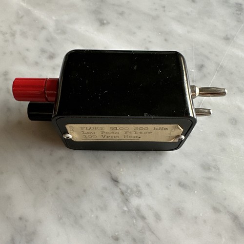 Fluke 5100 200 KHz Low Pass Filter Tektronix Banana Plugs | eBay
