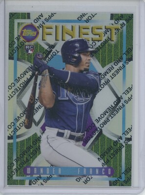 2022 Topps Finest Flashbacks Wander Franco RC ROOKIE PROTECTOR ...