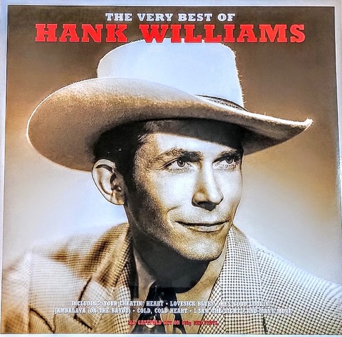 HANK WILLIAMS THE VERY BEST OF - 180-GRAM RED VINYL 2-LP SET " NEW ...