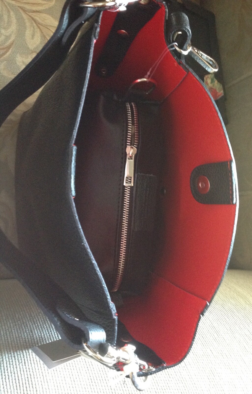 Giulia Massari Leather made in Italy Hobo Shoulder Bag!! Nwt!! Msrp ...