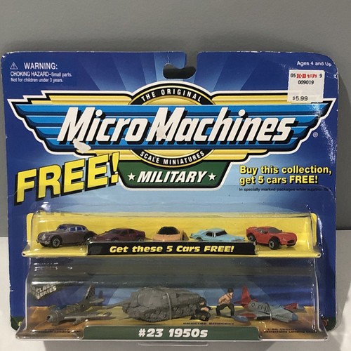 Micro Machines Military Classic Series #23 1950s Bonus Cars Miniature ...