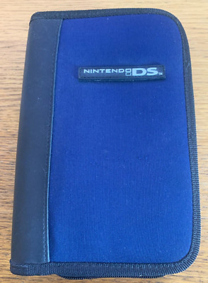 Vintage Official Nintendo DS Soft Carrying Case Travel Bag - Navy Blue ...