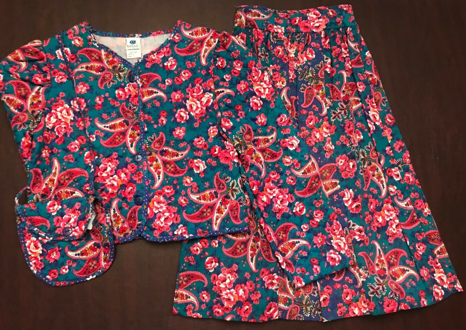 Ruth Scharf Girl’s Jacket & Skirt & Matching Shoulder Purse = 3 pc. Set ...