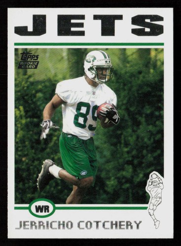 Jerricho Cotchery 2004 Topps #339 RC Rookie New York Jets Football Card ...