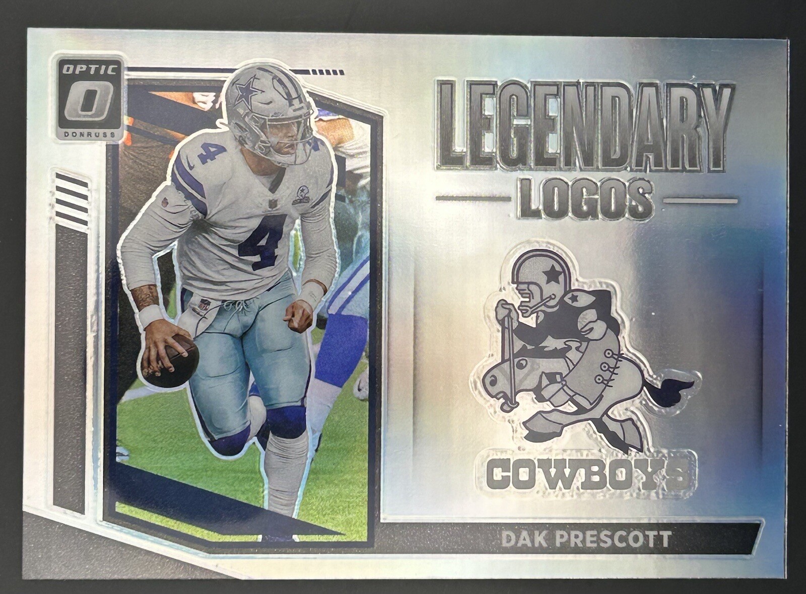2021 Panini Donruss Optic Legendary Logos Dak Prescott Dallas Cowboys # ...