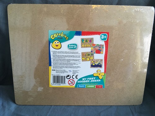 Cbeebies Set of 2 Wooden My First Jigsaw Puzzles Spacebugbies and 123 ...