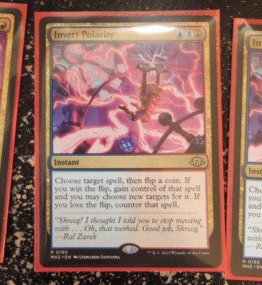 MTG Invert Polarity Modern Horizons 3 0190 Regular Rare x4 FULL PLAYSET ...