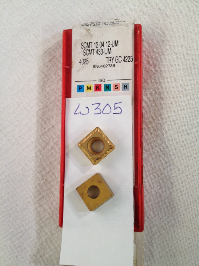 8 NEW SANDVIK SCMT 433-UM CARBIDE INSERTS SCMT 12 04 12-UM GRADE: 4025 ...