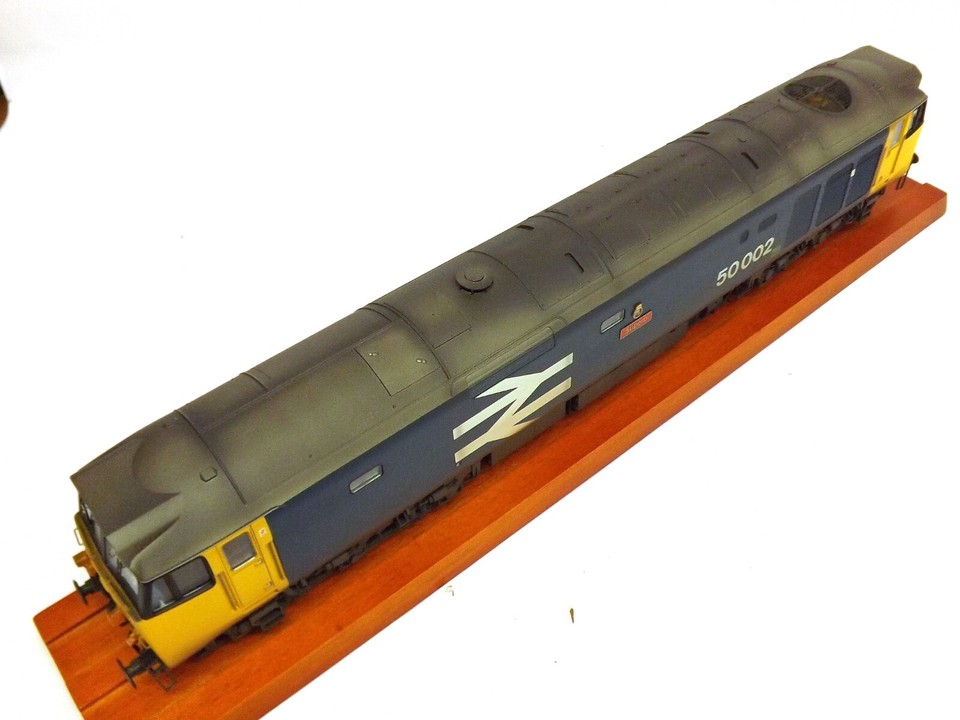 Heljan BR Class 50 Diesel 'Superb' 50002 Large Logo Weathered (O Gauge ...
