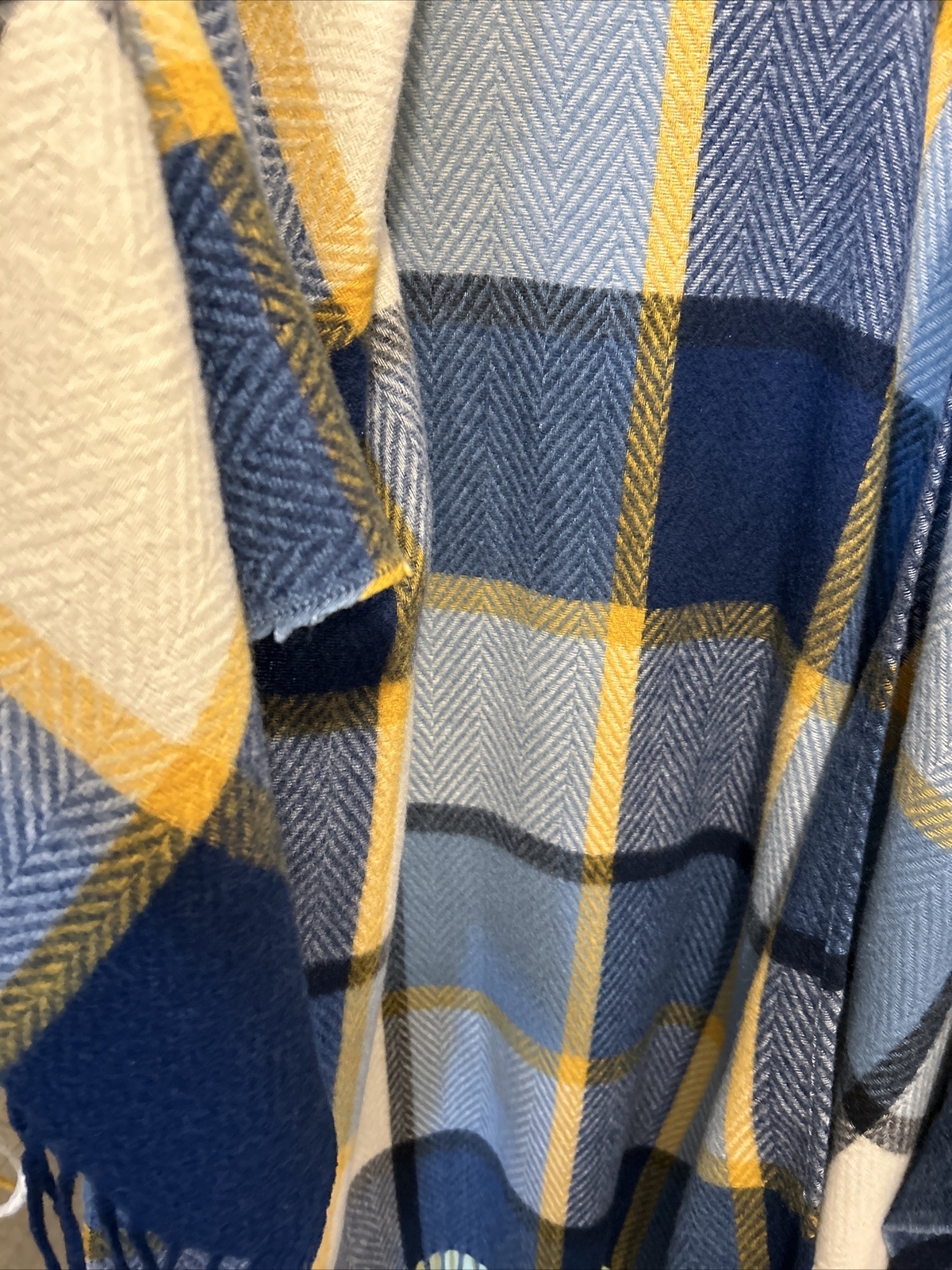 Cozy SHAWL Plaid/fleece/flannel “Alessia” | eBay