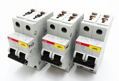 3x ABB S 202 C10 S202 C10 Leitungsschutzschalter / Circuit breaker ...