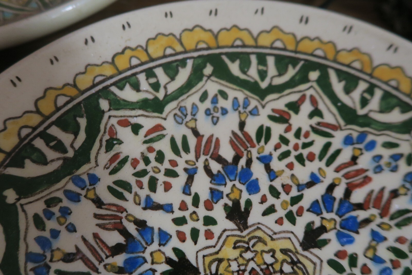 Lot @ 3 Vintage Turkish Kütahya Studio Pottery Hand-Painted Polychrome Plate 10" | eBay