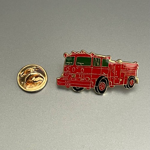 First Responder Fire Truck Lapel Hat Pin - Red Engine Firefighter | eBay