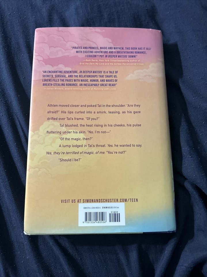 In Deeper Waters by F. T. Lukens (2021, Hardcover) USED 9781534480506| eBay