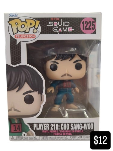 FUNKO POP ! PLAYER 218: CHO SANG-WOO 1225 SQUID GAME | eBay