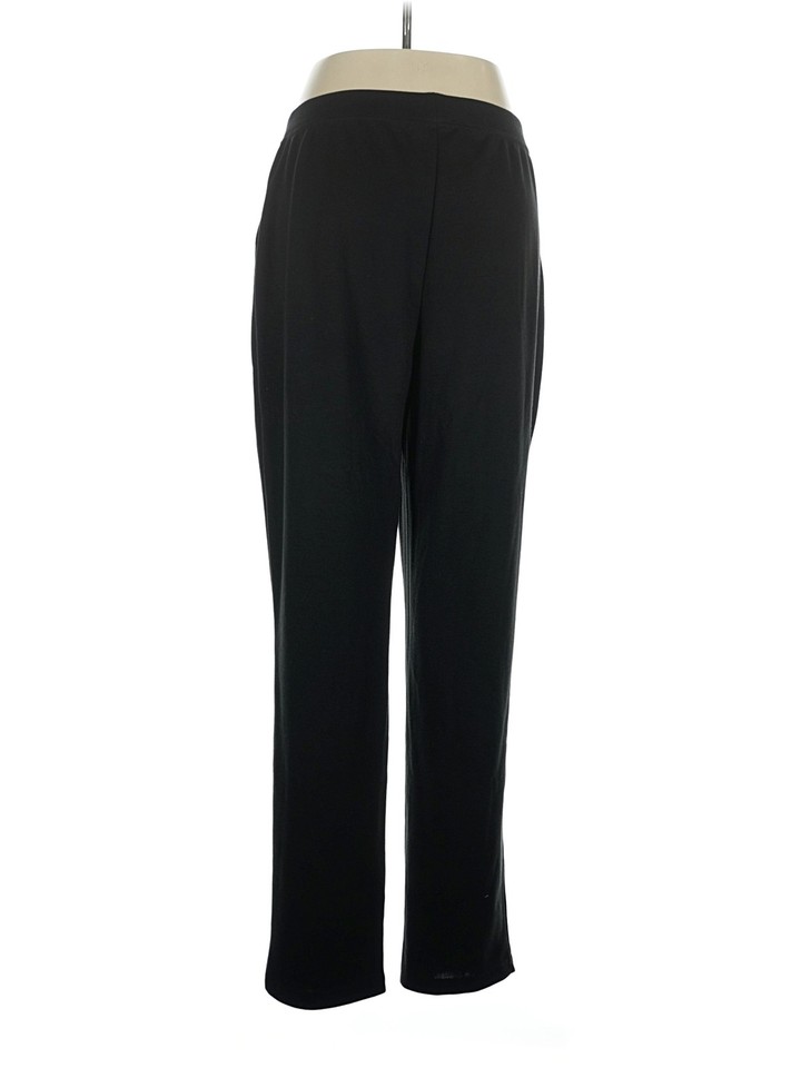 Woman Within Women Black Dress Pants 16 Tall | eBay