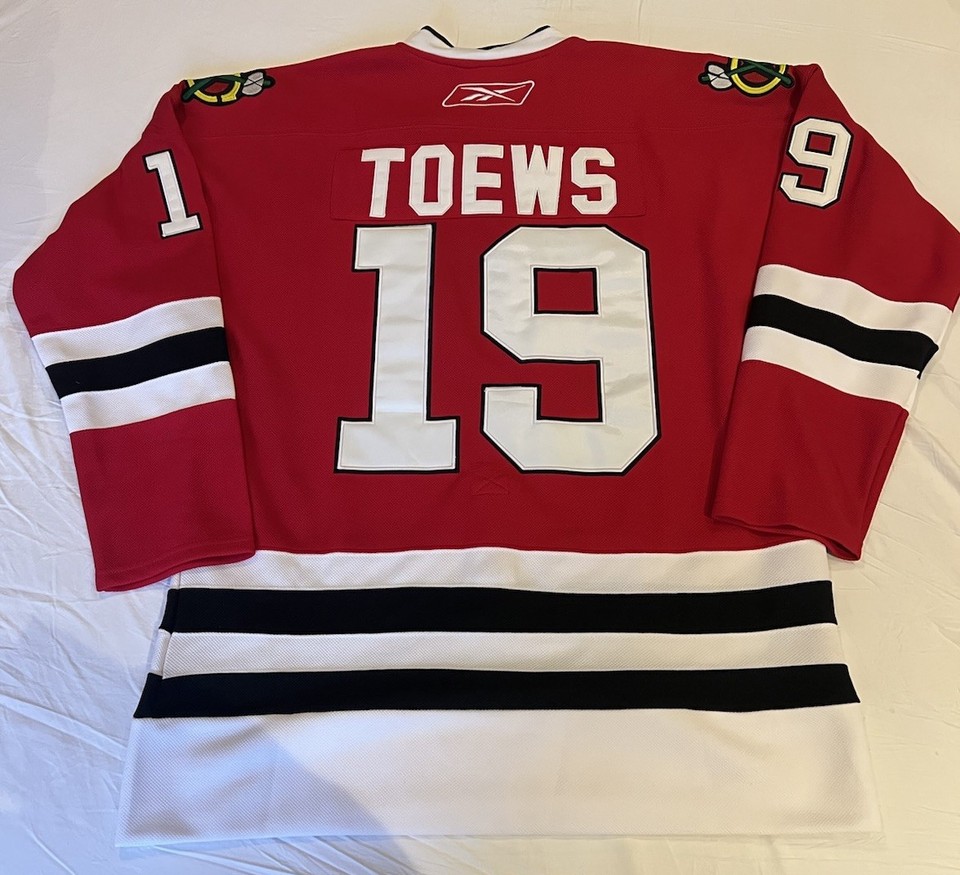 Chicago Blackhawks Jonathon Toews Jersey Authentic Reebok Size 50 | eBay UK