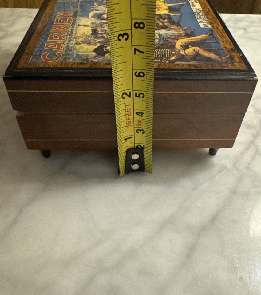 Antique Reuge CARMEN Musical Box Swiss Movement Made In ITALY “ WORKS ...