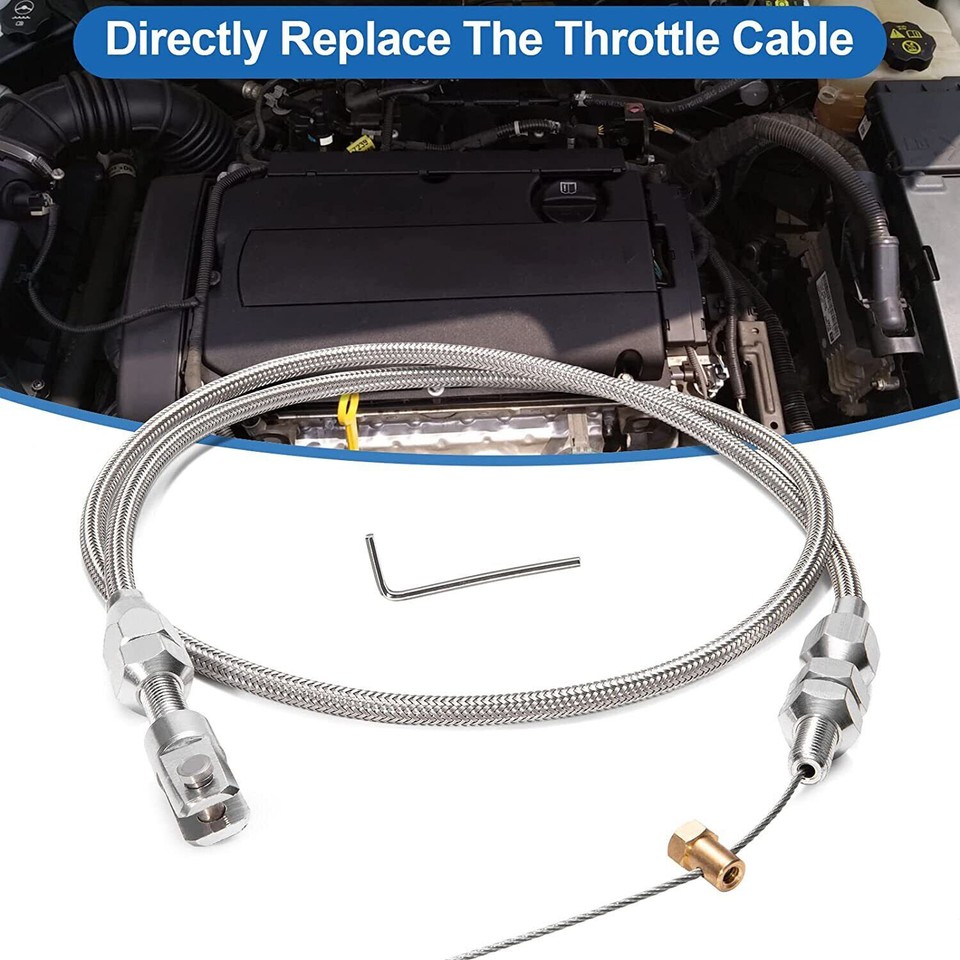 36" Throttle Cable For Chevrolet Chevy 4.8L 5.3L 6.0L 5.7L LS Swap ...