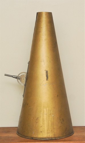 LARGE 30" ANTIQUE HAMILTON MEGAPHONE HORN PHONO RIVERBOAT ADJUSTABLE ...