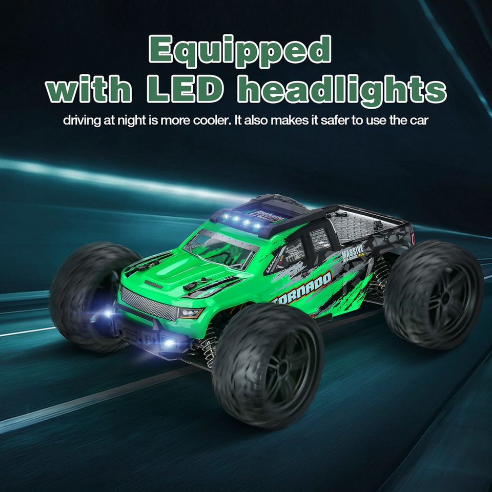 RC 4WD Basher Truck 16mph Speed On & Off Road Crawler Drift Monster Big ...