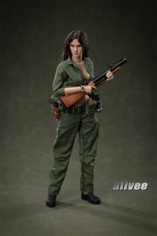 In Stock 1/6 Vietnam War Female Soldier Action Figure, 12-inch Movable ...