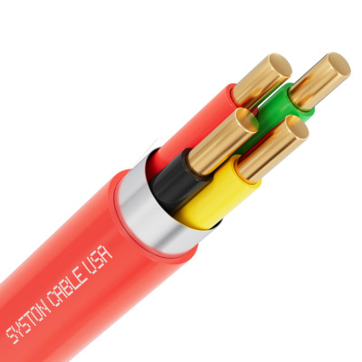 Syston 16/4 Fire Alarm Cable FPLR Shielded Power Limited Copper Wire ...