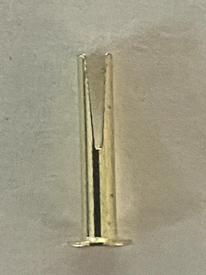 25 ~ 1/8" diameter x 5/8" long x 7/32 head diameter Brass plated split ...
