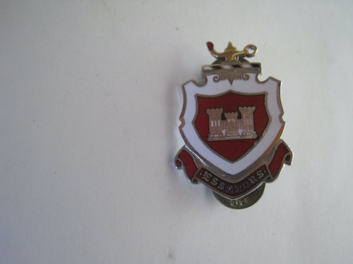 Vintage U.S. Army Enamel Military Pin Essayons | eBay