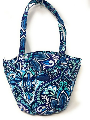 Vera Bradley Large Glenna Tote Blue Island Medallion NWT | eBay