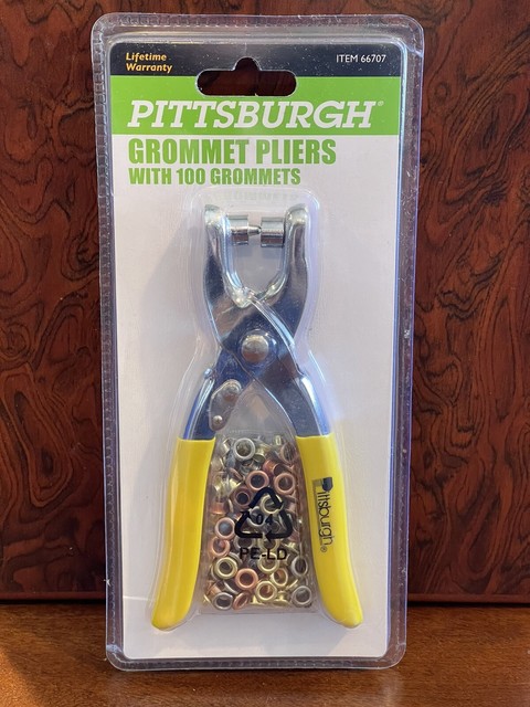 Grommet Pliers Tool With 100 Grommets Belts Shoes Totes Tents ...