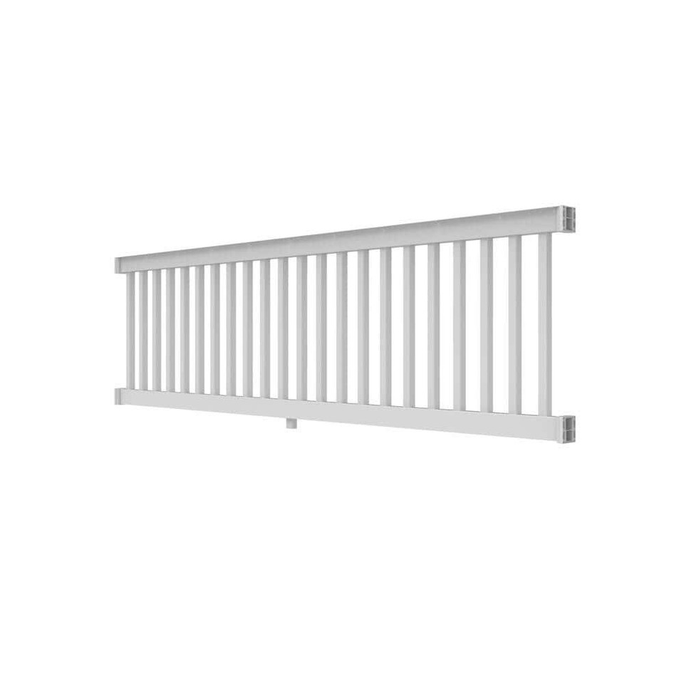 Finyl Line 10 ft. x 36 in. H - Deck Top Level Rail Kit in White ...