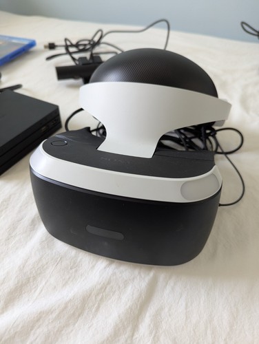 Sony Playstation VR Headset w/Cables & 2 Games | eBay