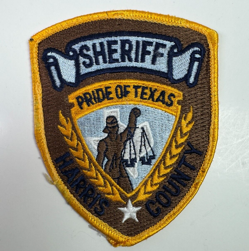 Harris County Sheriff Texas TX Patch O3A | eBay
